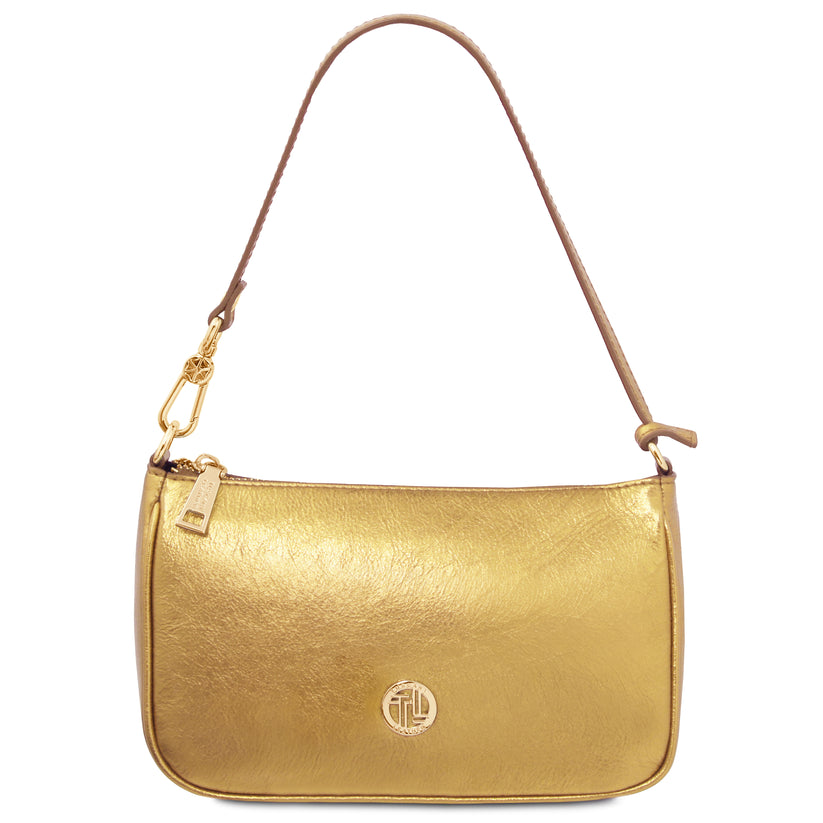 Parfait Metallic Gold Bag | Limited-Edition Party Clutch – Montipi