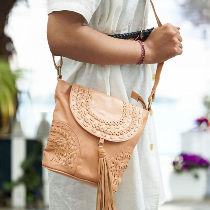 Boho Leather Bags | Chic Boho Leather Handbags & Purses – Montipi